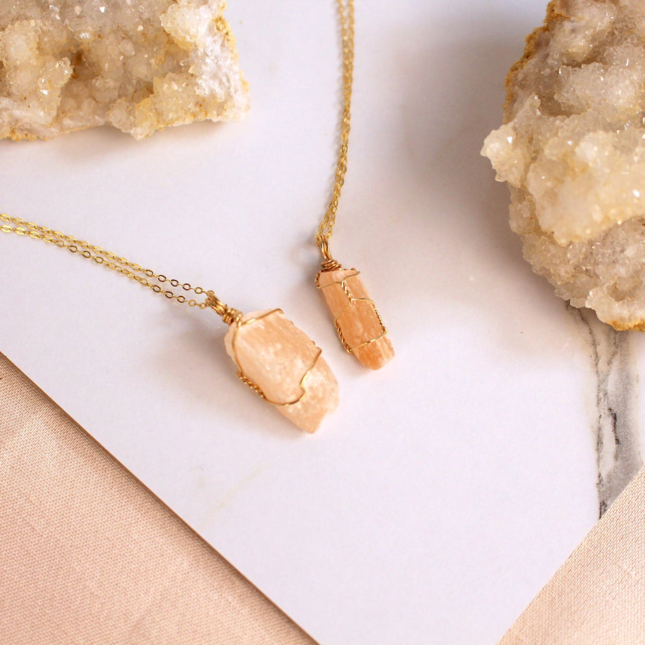 Garden Buds: Crystal Necklace Collection – Sticks and Stones Creative